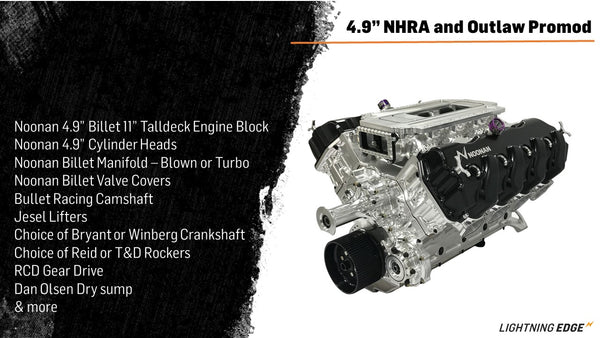 Noonan 4.9" Bore Space - NHRA & Extreme Promod - Noonan - Ultimate Race ...